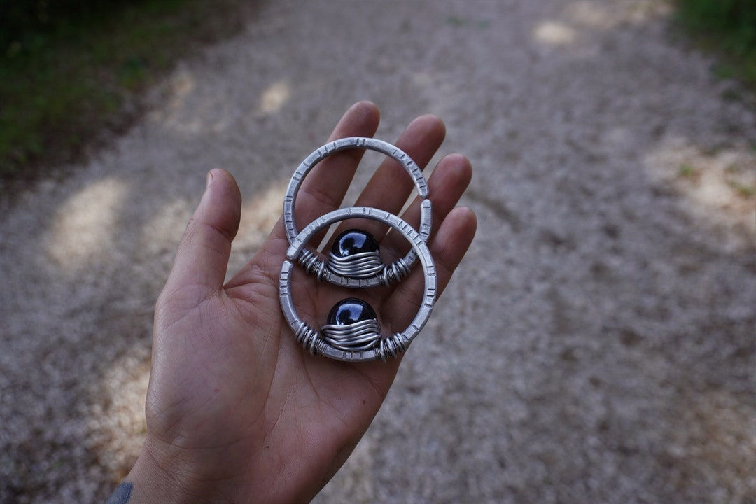 4 Gauge Aluminum Ear Weights, Ceramic Ear Hangers, Aluminum Hoops ...