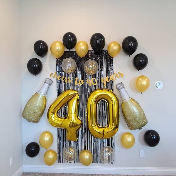 40th Birthday Decorations - Etsy