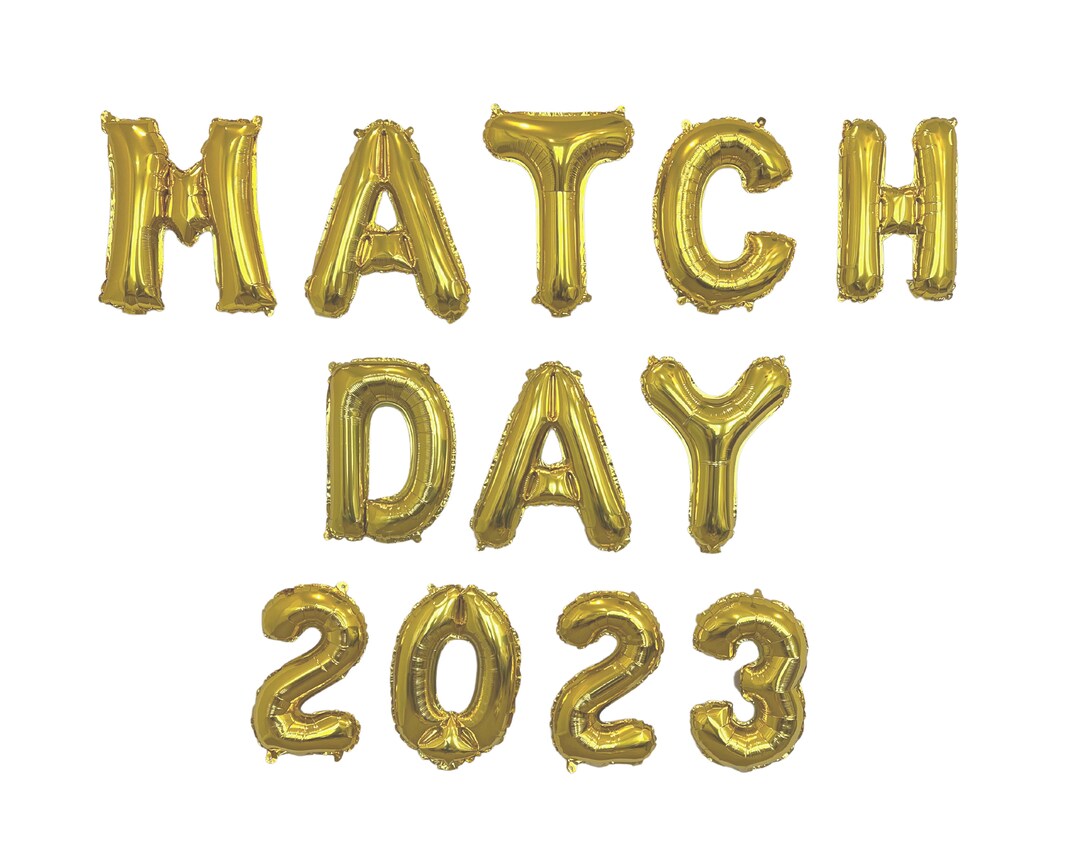 Match Day 2023 Happy Match Day Balloon Banner Match Day Balloons Match ...