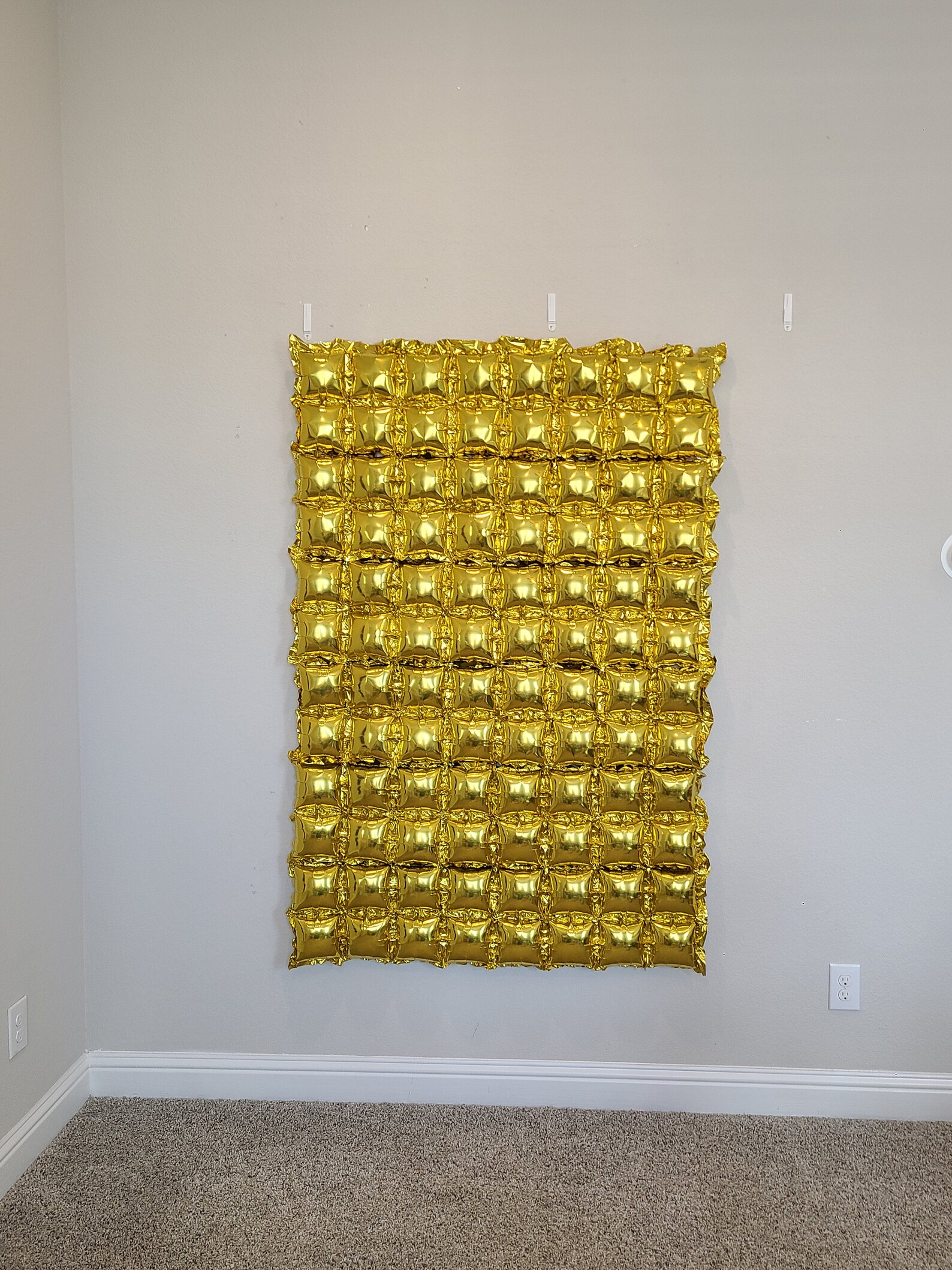 6 Piece Gold Foil Balloon Backdrop Gold Photography Backdrop | Etsy