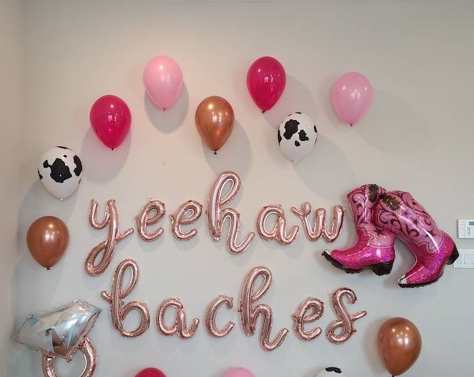 Yeehaw Baches Bachelorette Party Decorations Austin Texas Bachelorette ...