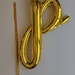 Custom Cursive Balloon Phrase Gold Cursive Balloon Banner Cursive ...