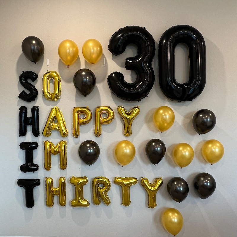 Thirty Af Balloons - Etsy