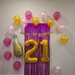 Cheers to 21 Years Party Decoration Set Champagne Balloons Legal AF ...