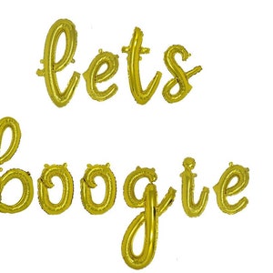 Lets Boogie Bachelorette Party Decorations Lets Boogie - Etsy