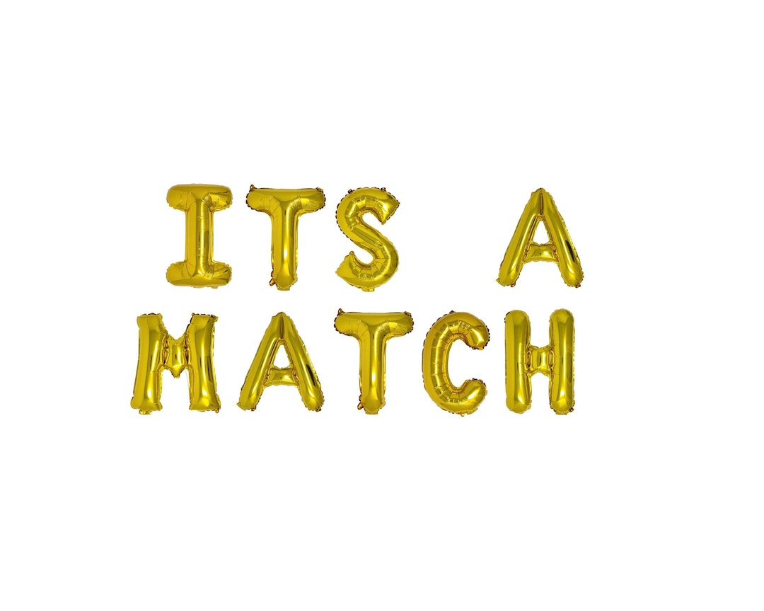 Its A Match Balloon Banner Match Day Balloons Match Day 2022 Match Day ...