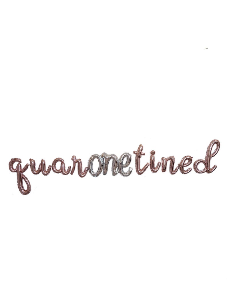 Quaronetined Cursive Balloon Phrase Rose Gold Cursive Balloon - Etsy