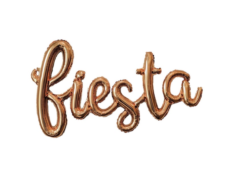 Cursive Fiesta Balloon - Etsy