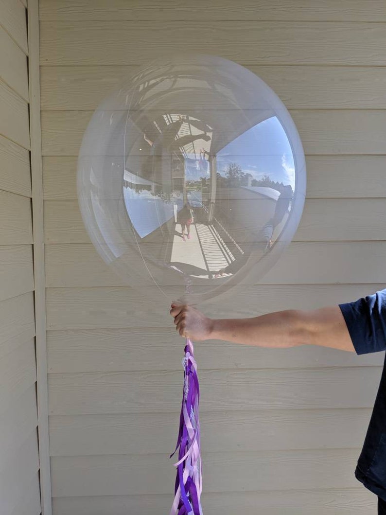6 Pack 36 Clear Transparent Bobo Balloon Crystal Clear - Etsy