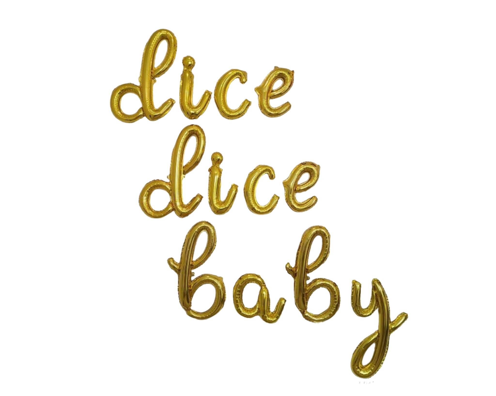 Dice Dice Baby Balloons Dice Balloons Casino Night Casino - Etsy