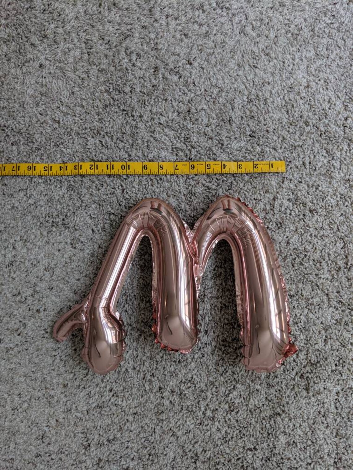 Custom Cursive Balloon Phrase Rose Gold Balloon Banner Cursive Letters ...