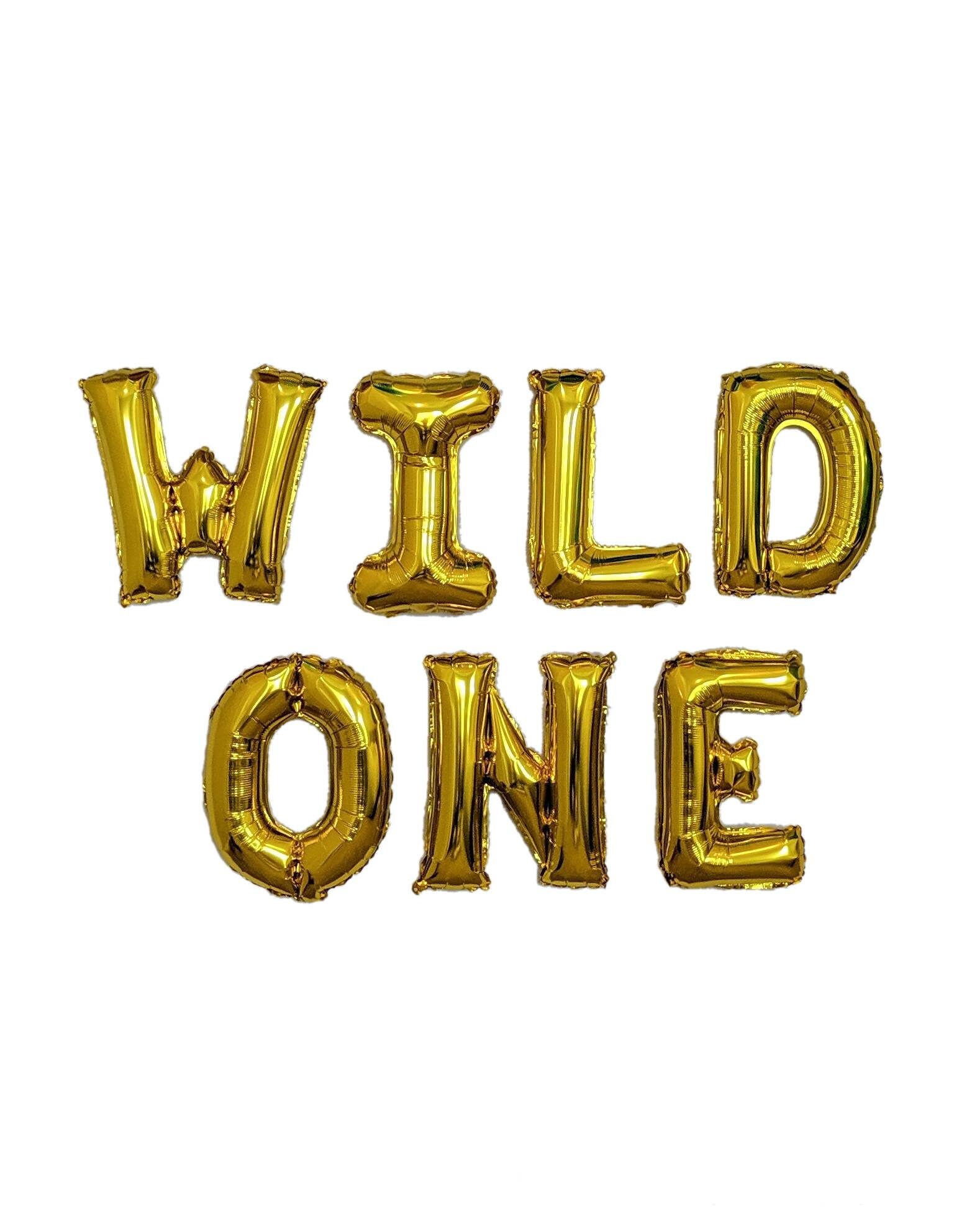 Wild One Balloons First Birthday Balloons 1st Birthday - Etsy