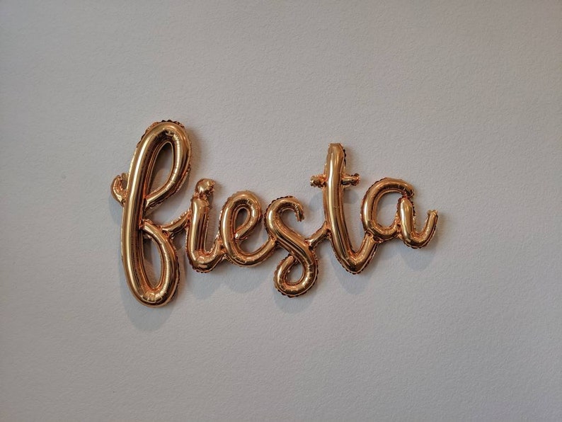 Cursive Fiesta Balloon - Etsy
