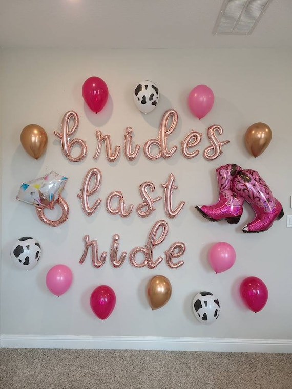 Bride's Last Ride Bachelorette Party Decorations Austin - Etsy