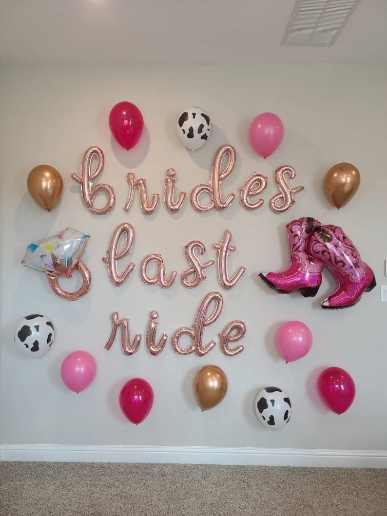 Bride's Last Ride Bachelorette Party Decorations Austin - Etsy