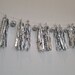 16 Piece Disco Tissue Tassels Silver Tissue Tassels Silver - Etsy