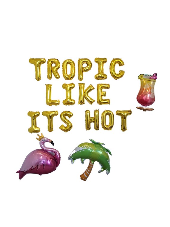 Tropic Like Its Hot Balloons Bachelorette Party Decorations | Etsy
