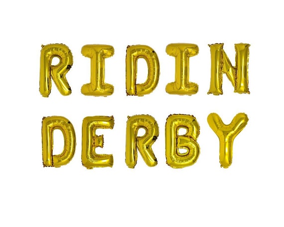 Ridin Derby Balloon Banner Kentucky Derby Decorations Kentucky | Etsy