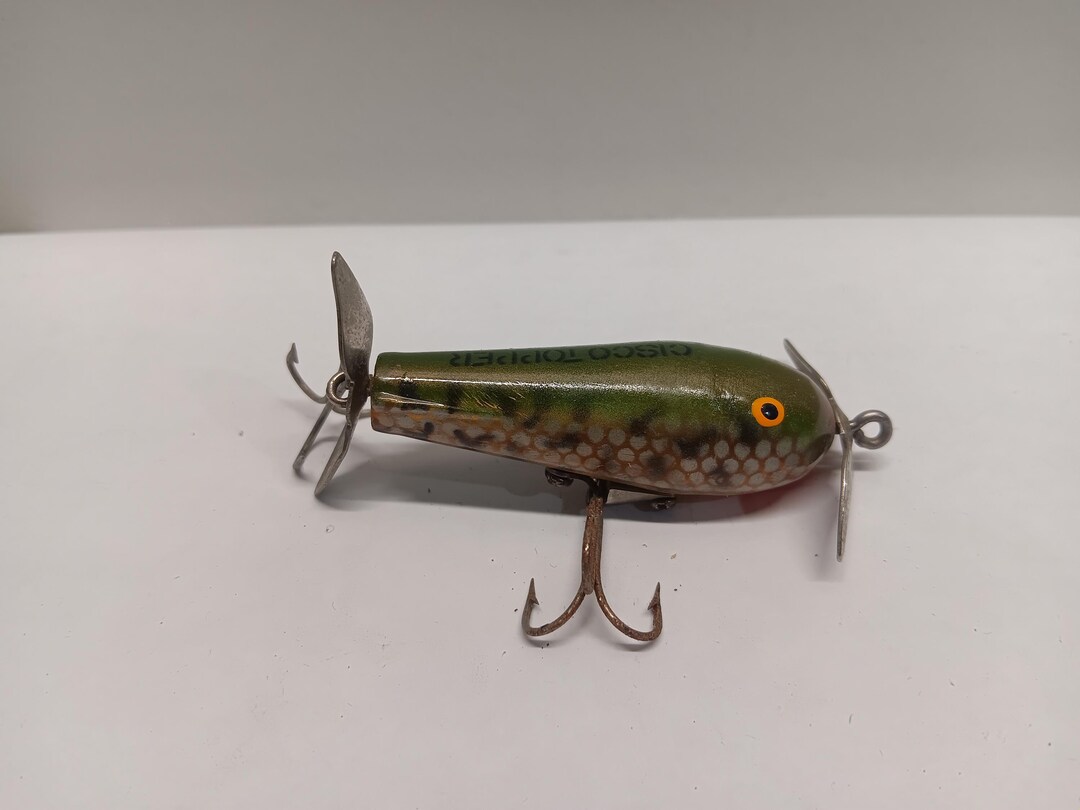 Vintage Cisco Kid Injured Cisco Topper Topwater Minnow Fishing Lure ...