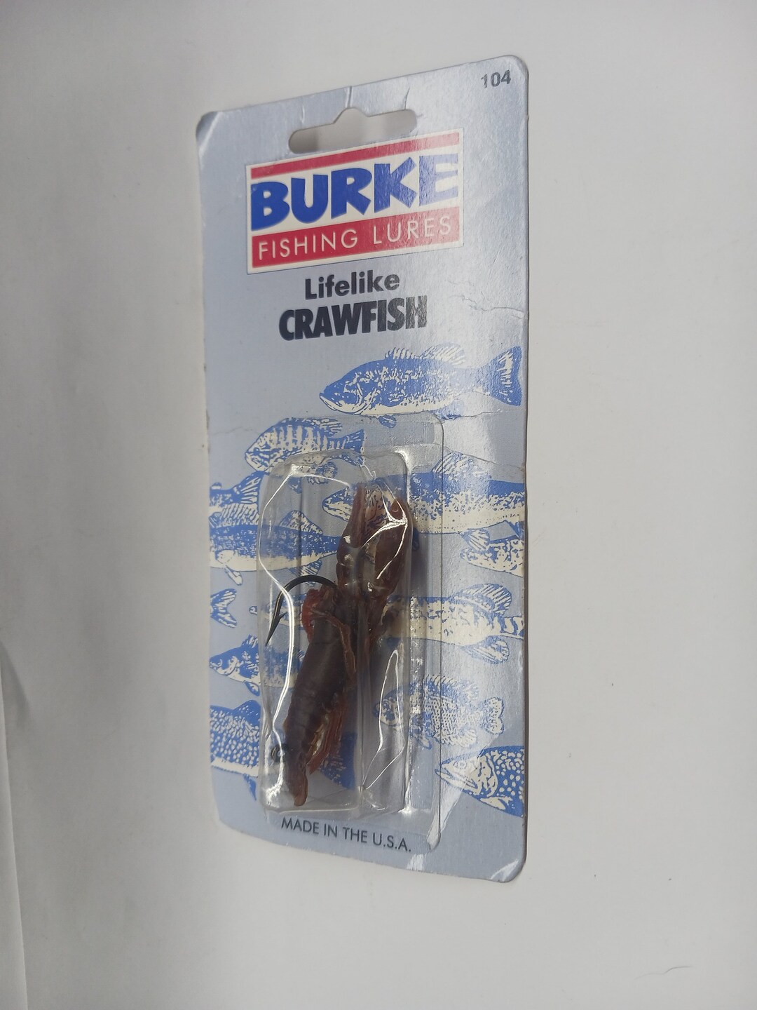 Vintage Burke Lifelike Crawfish Lure. - Etsy