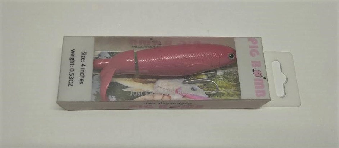 The Best Bass Fishing Topwater Lure the Pig Bomb Ultimate Tail Splasher ...