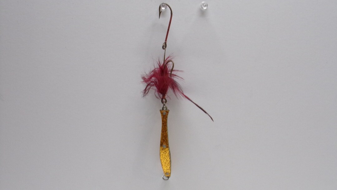 Vintage Pike Muskie Trout Fishing Spoon Lure Made in the - Etsy