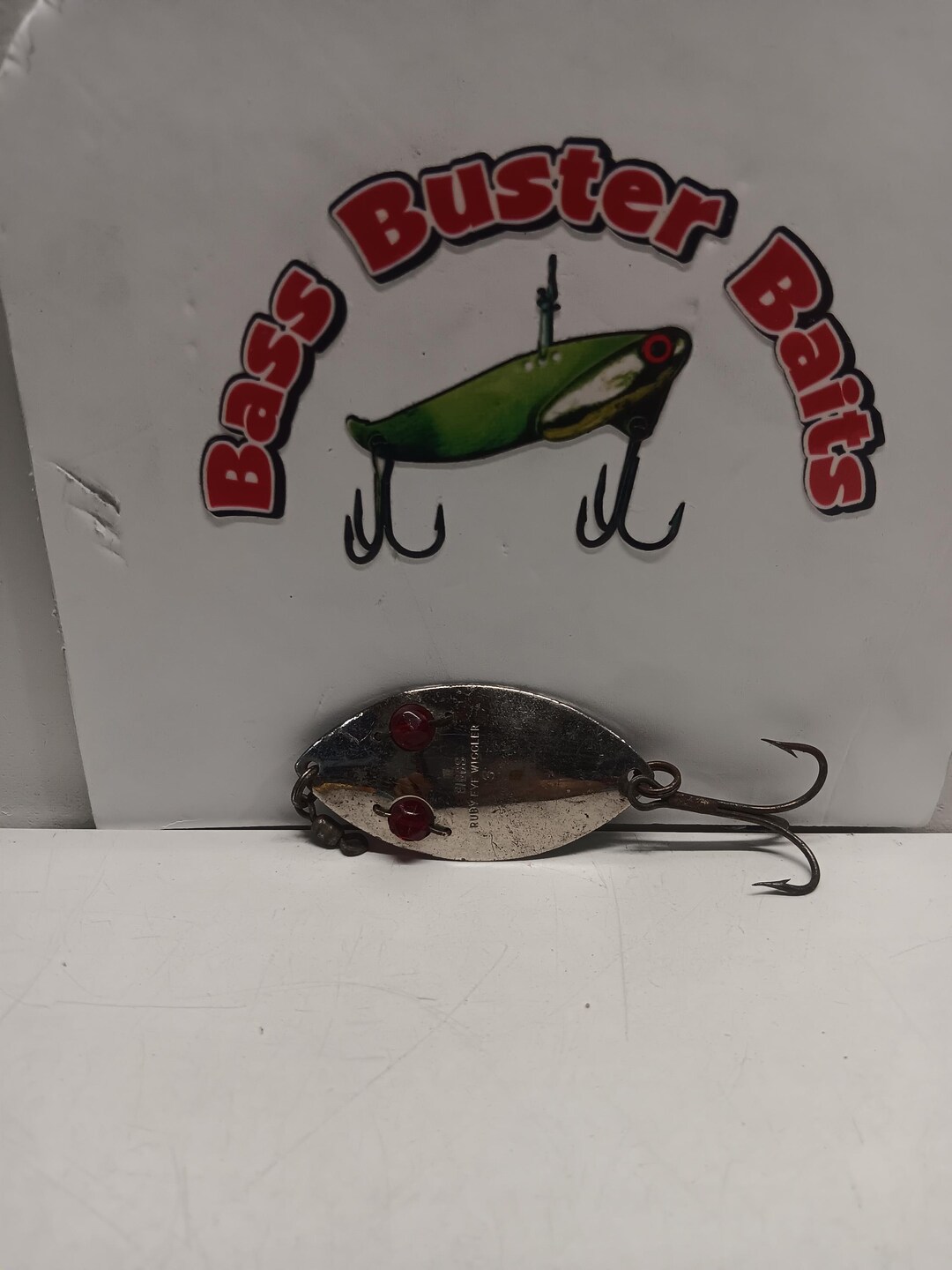 Vintage Gibbs Ruby Eye Wiggler Spoon Fishing Lure From 1960s 1970s - Etsy