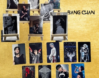 Stray Kids - Bang Chan - Crystals - Unofficial Fan Made Photocards - Etsy