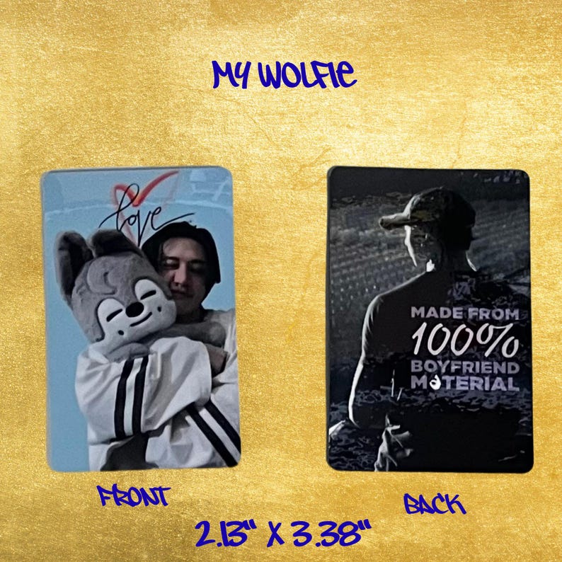 Bang Chan Boyfriend Material Collection Photcards Stray Kids - Etsy