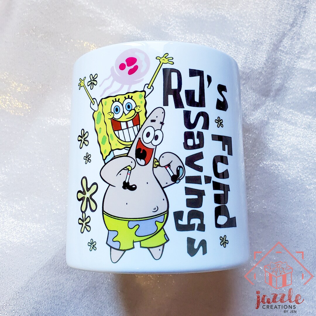 Personalized Coin Banks, Custom Coin Banks, Spongebob Savings Fund ...