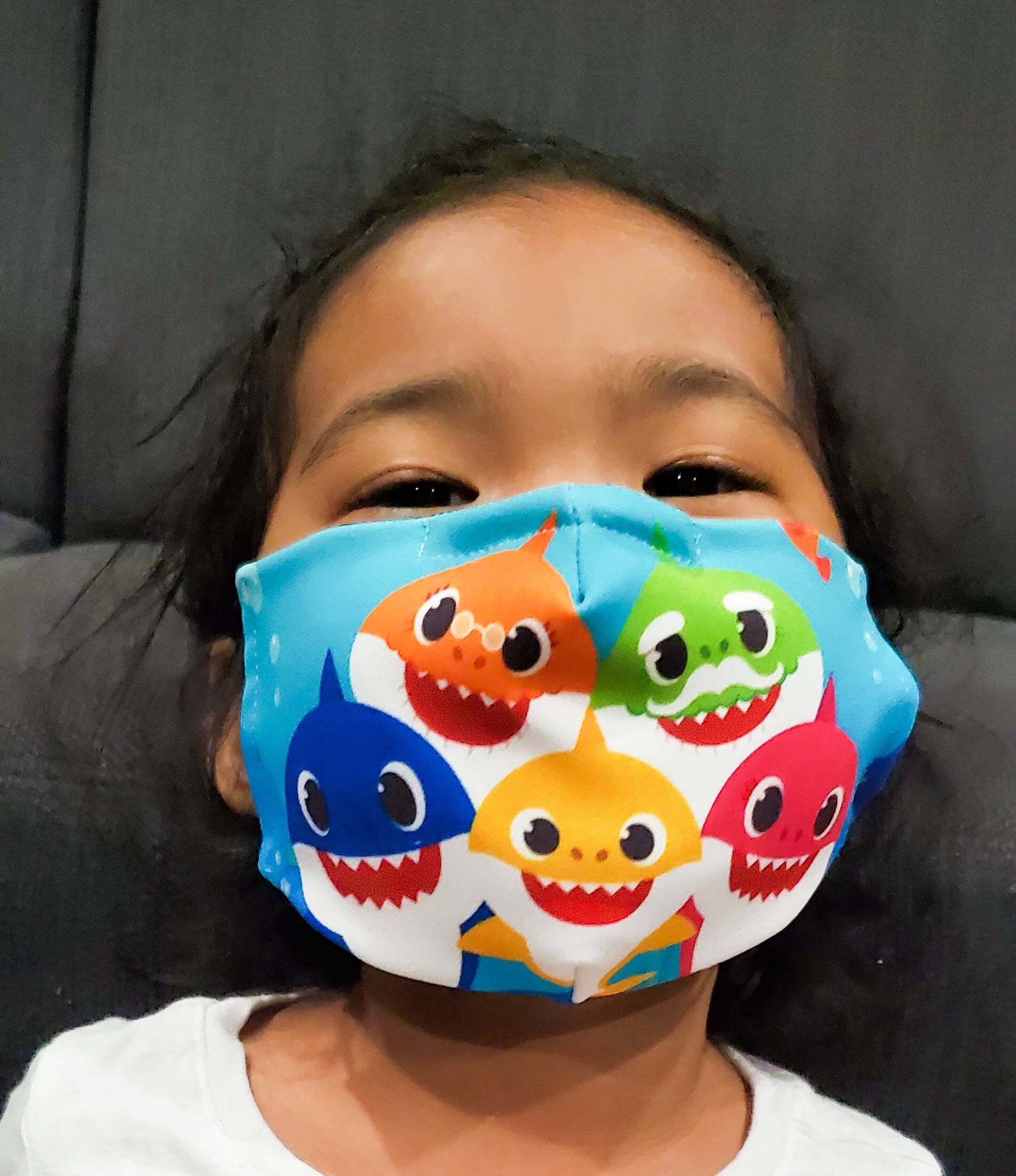 Baby Shark Face Mask Mommy Shark Face Mask Daddy Shark Face | Etsy