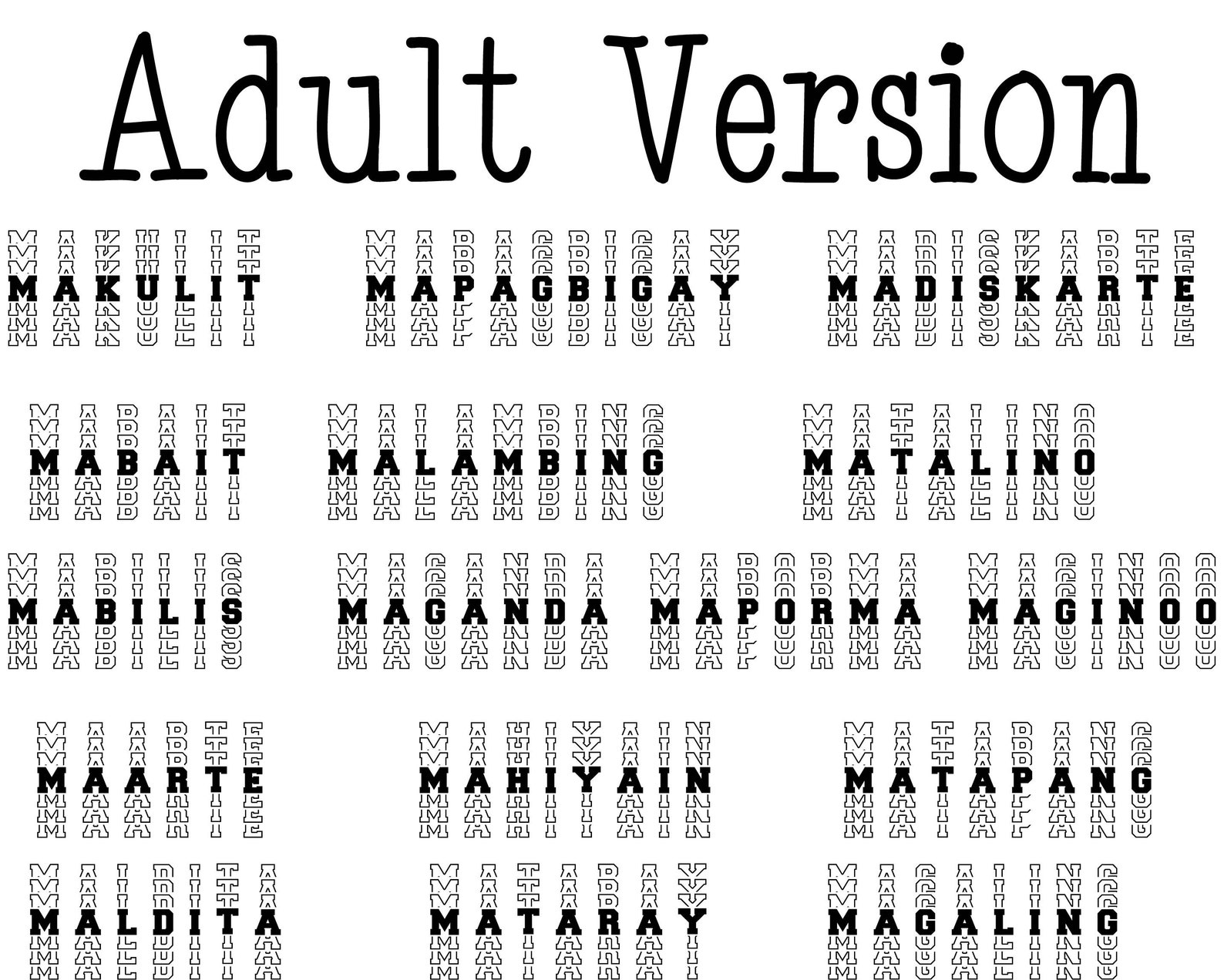 Unisex Black Maka-pinoy Shirts MA Collection Shirts Pinoy - Etsy