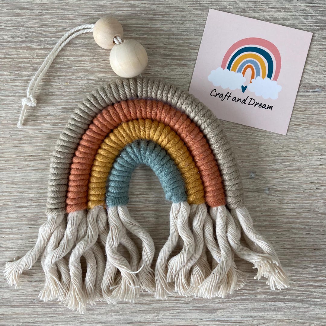 Custom Macrame Rainbow - Etsy