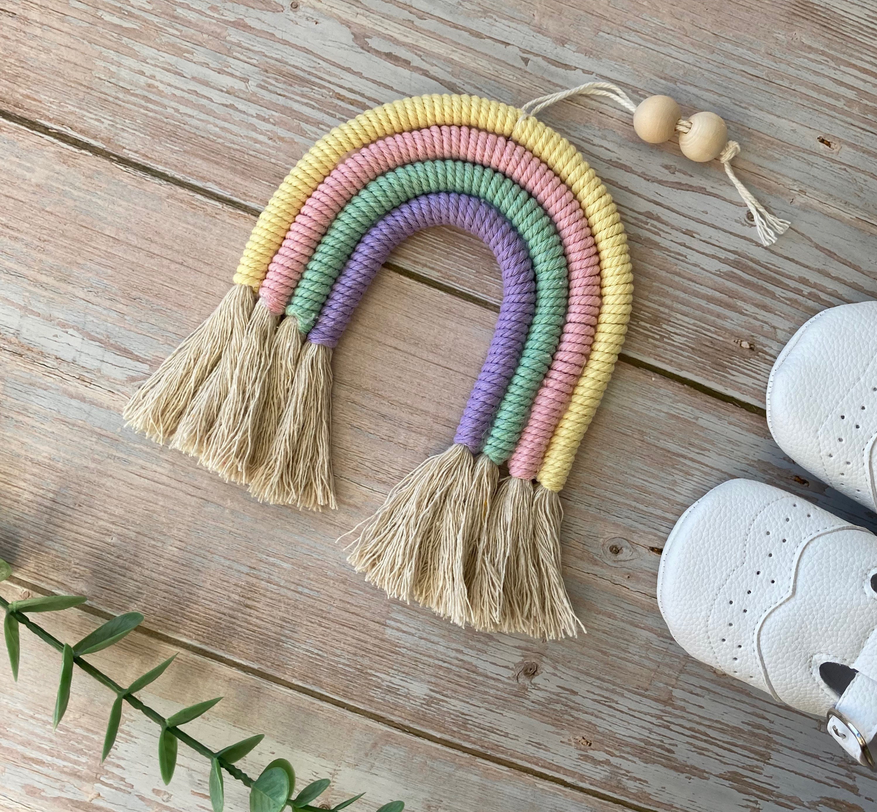 Custom Macrame Rainbow - Etsy