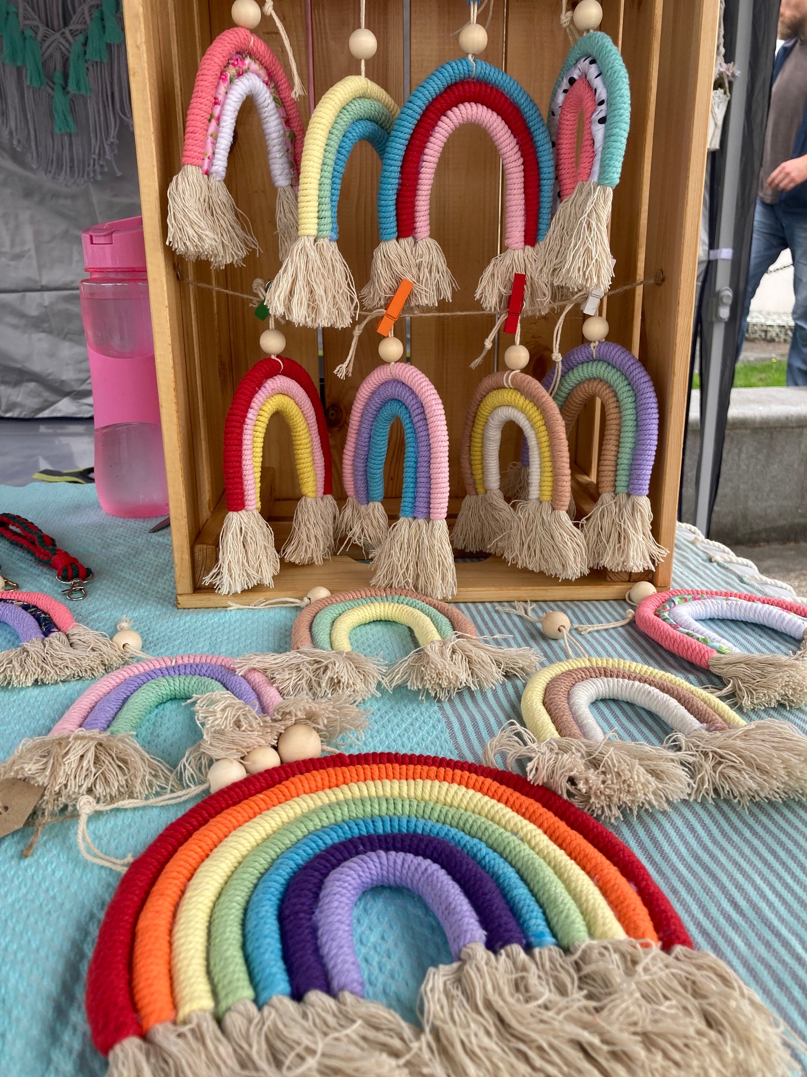 Custom Macrame Rainbow - Etsy