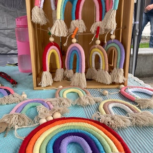Custom Macrame Rainbow - Etsy