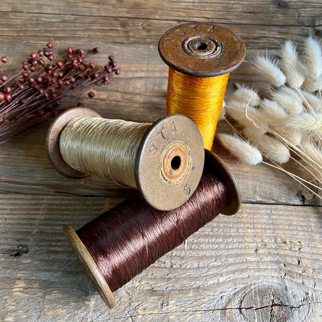 3 Spools of Vintage Thread - Etsy