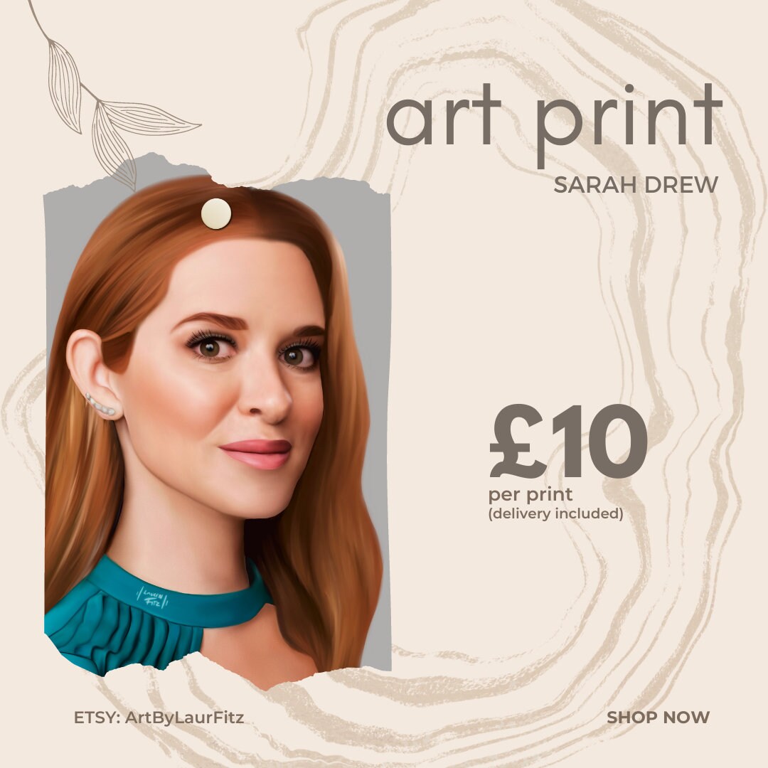 Sarah Drew Art Print - Etsy