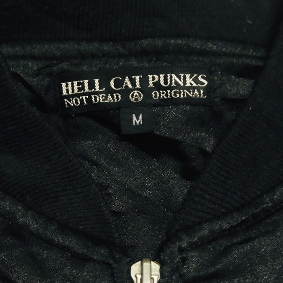 Rare! Vintage Hell Cat Punks Jacket Punk Not Dead - Gem