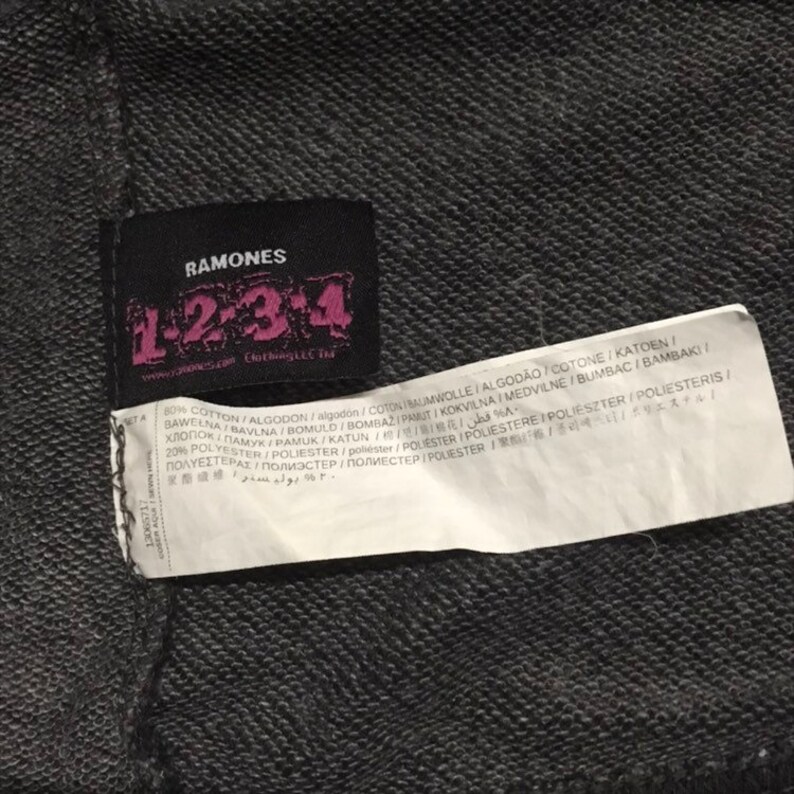 Vintage Ramones American Punk Rock Band Hoodie Pullover - Etsy