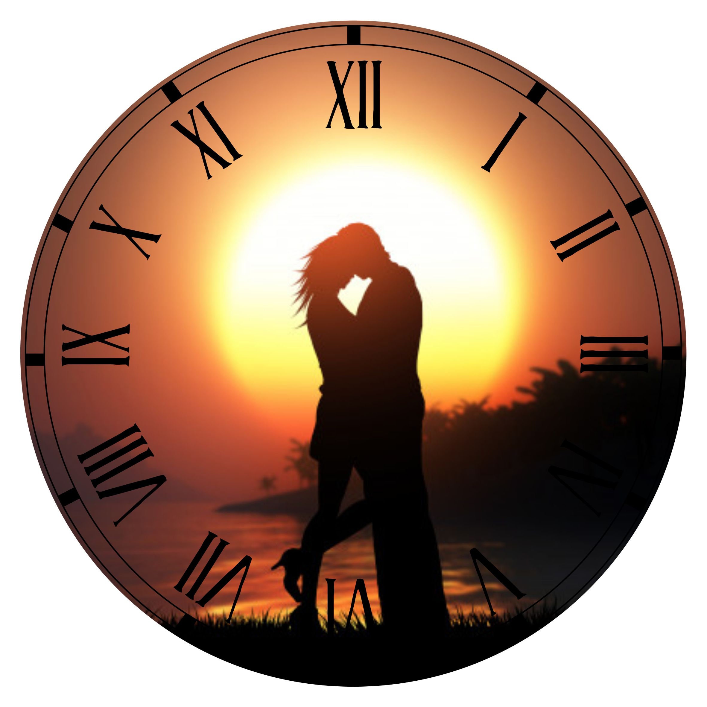 Unique Personalised Photo Clock Your Image Printed on the - Etsy UK