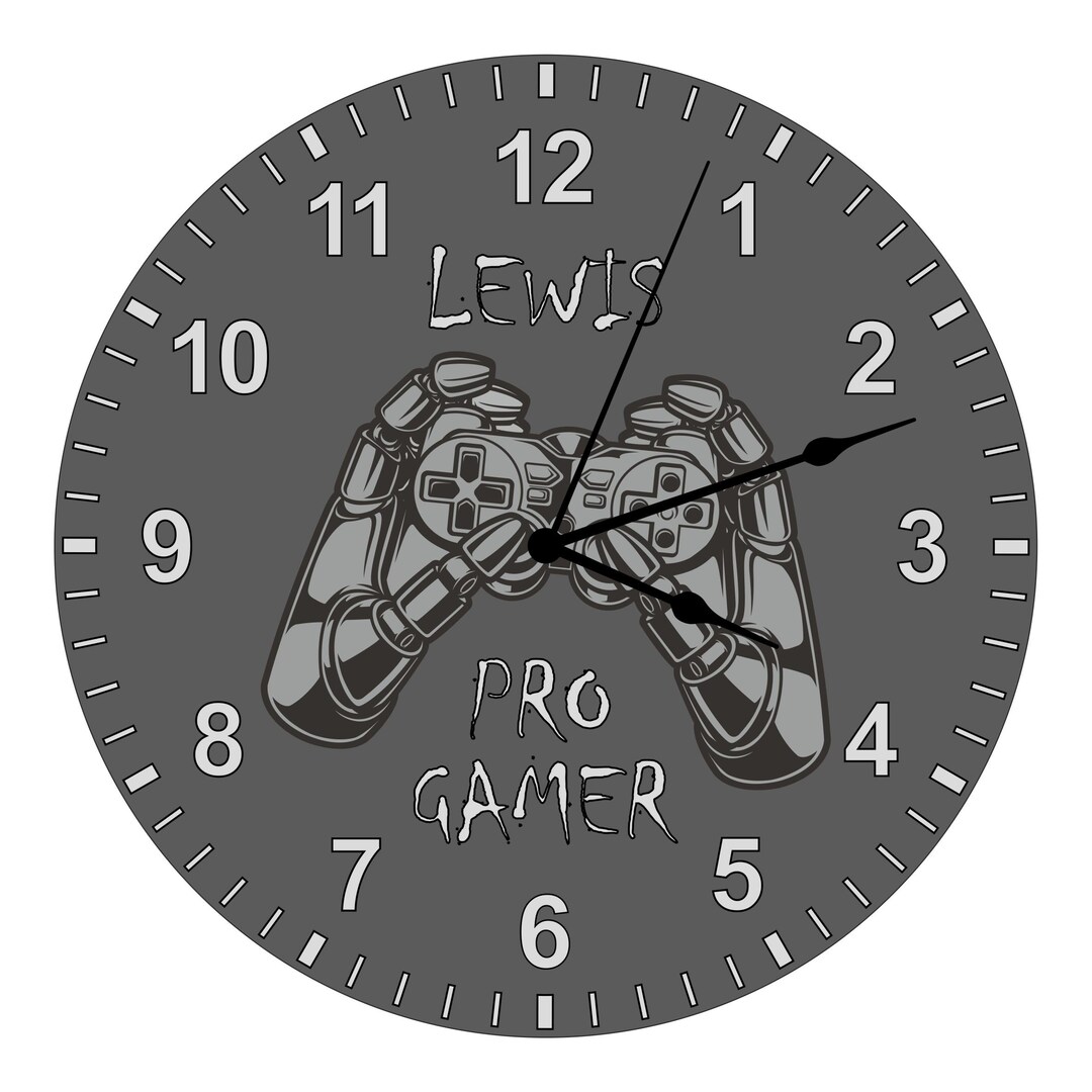 Reloj para niños Gaming Pro Gamer Personalizado con cualquier nombre ...
