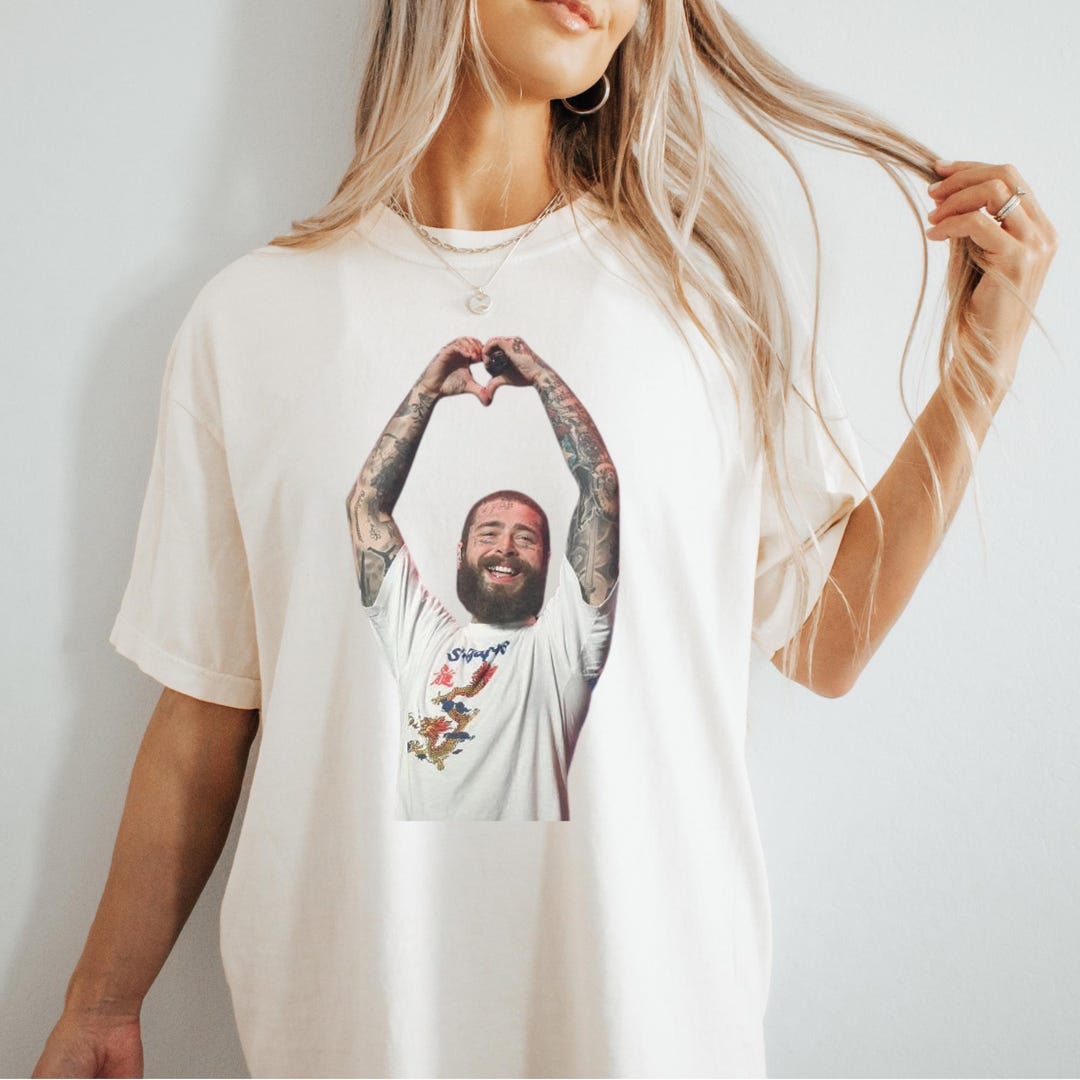 Post Malone Posty Heart Hand Love Summer Tending Png Digital Download ...