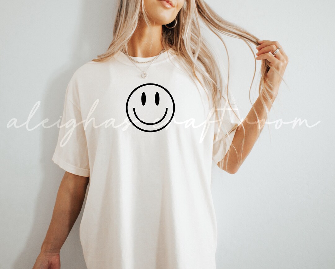 Smile Pocket Front Design PNG File Only Black White - Etsy