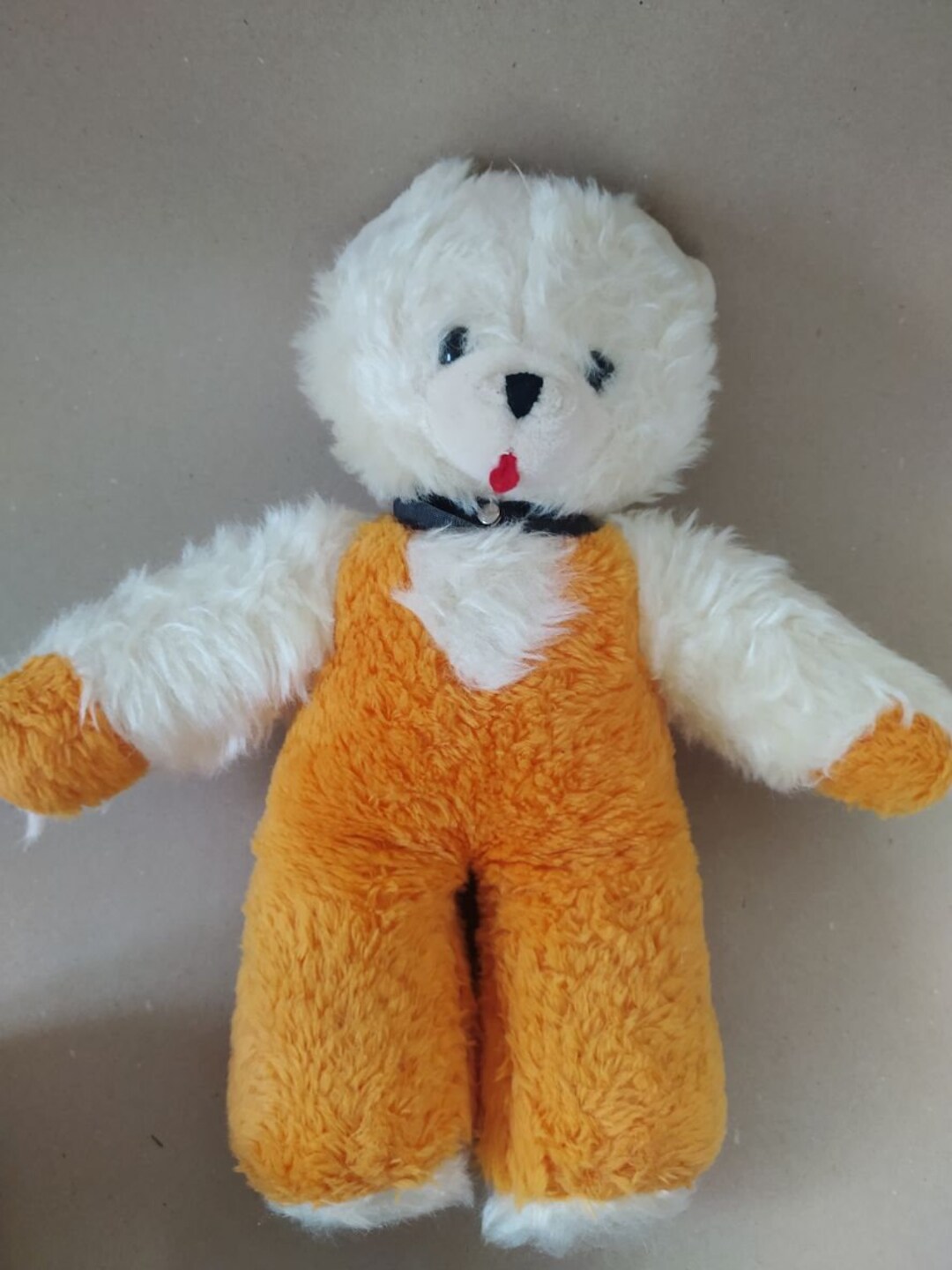 Vintage 80' Teddy Bear, Soft Filled, Not Jointed, German in My Opinion ...