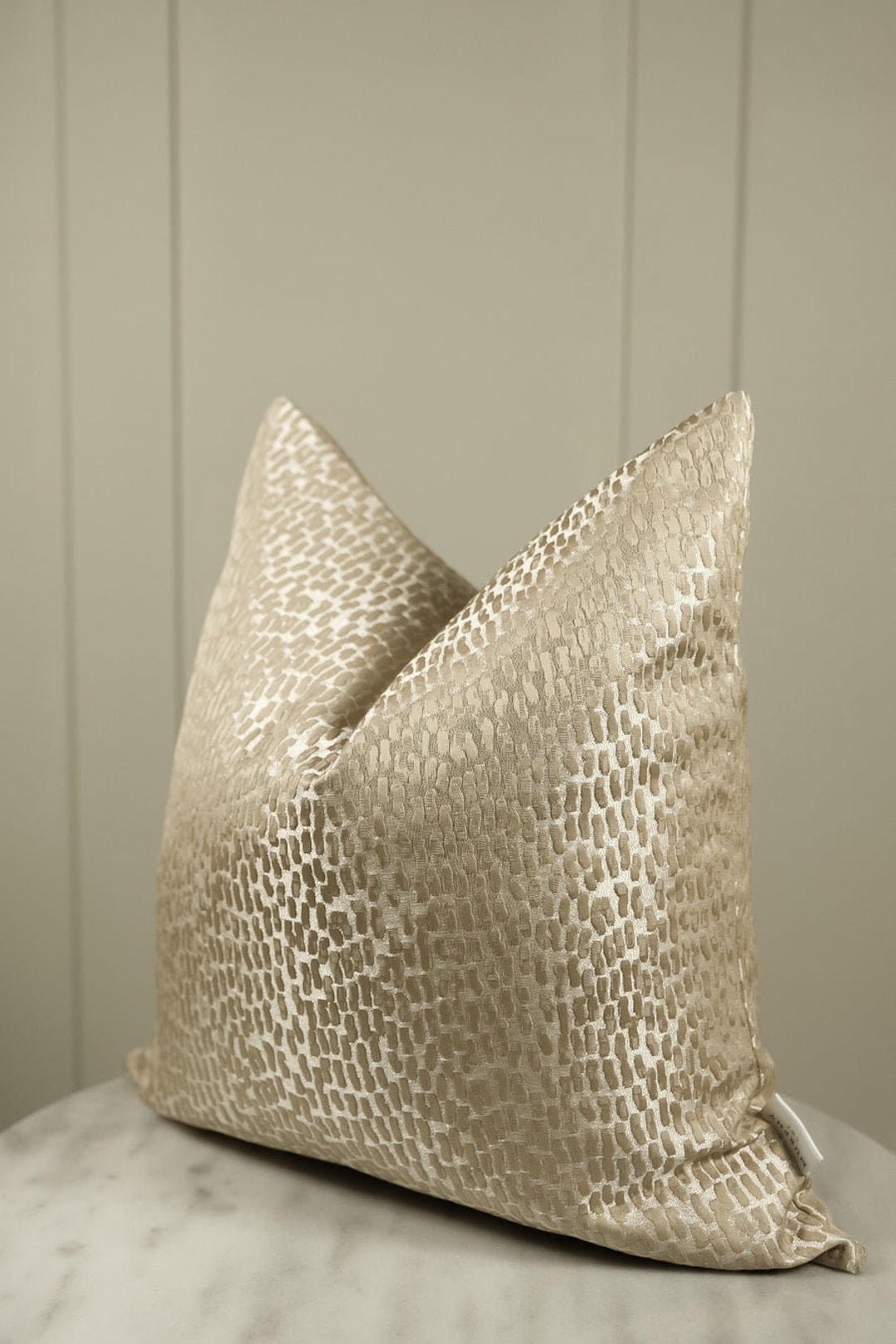 Luxury Gold Champagne Texture High Quality Modern Handmade Cushion ...