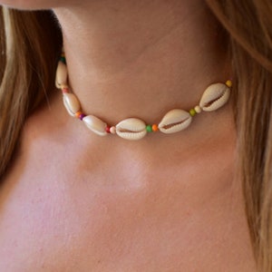 Shell Necklace,cowrie Shell Necklace,real Natural Shells Choker,boho ...