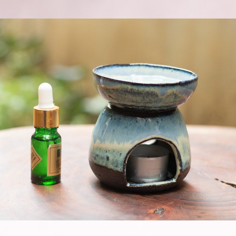 Ceramic Oil Burner, Wax Melt, Essential Oil Diffuser - Etsy