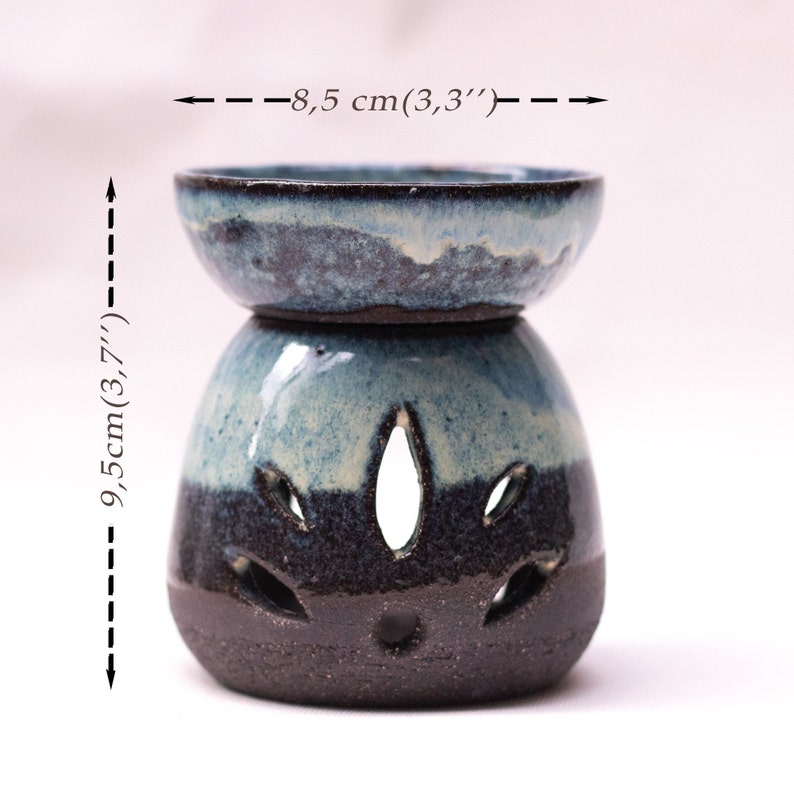 Ceramic Oil Burner, Wax Melt, Essential Oil Diffuser - Etsy