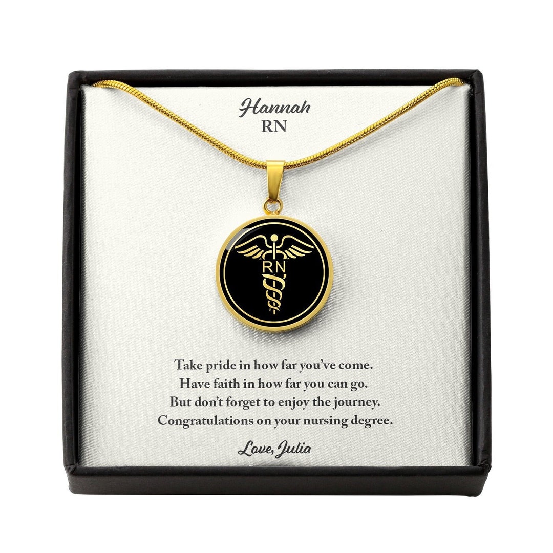 Personalized Nurse Graduation Gift for Her, Grad Necklace, Nurse ...